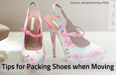 How to Pack Shoes for Moving Tips