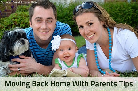 Tips for Moving Back Home with Your Parents