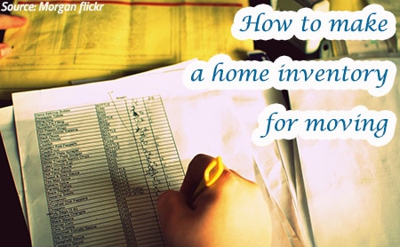How to Make a Home Inventory for Moving